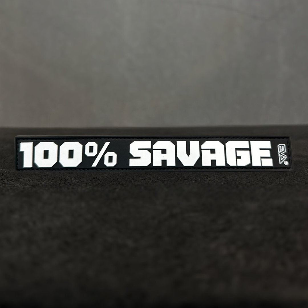 100% SAVAGE PVC VELCRO PATCH