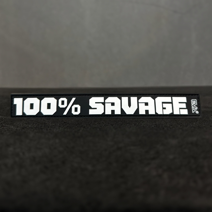 100% SAVAGE PVC VELCRO PATCH
