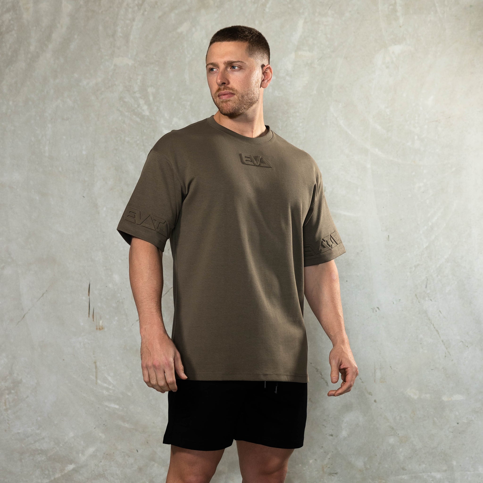 Embossed Tee [Black] | EVATAC