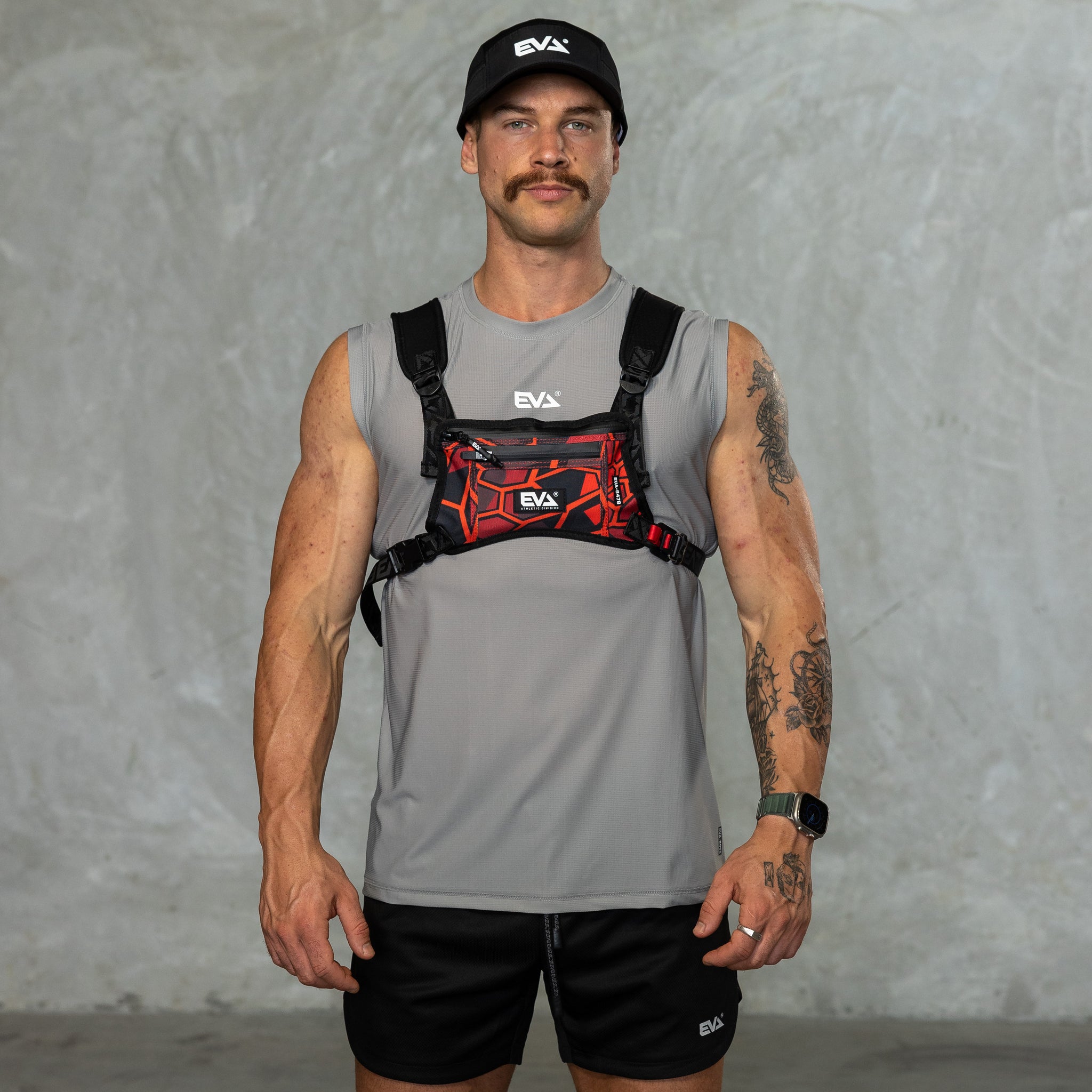 EVA8478 Running Tech Vest [Venom Red]