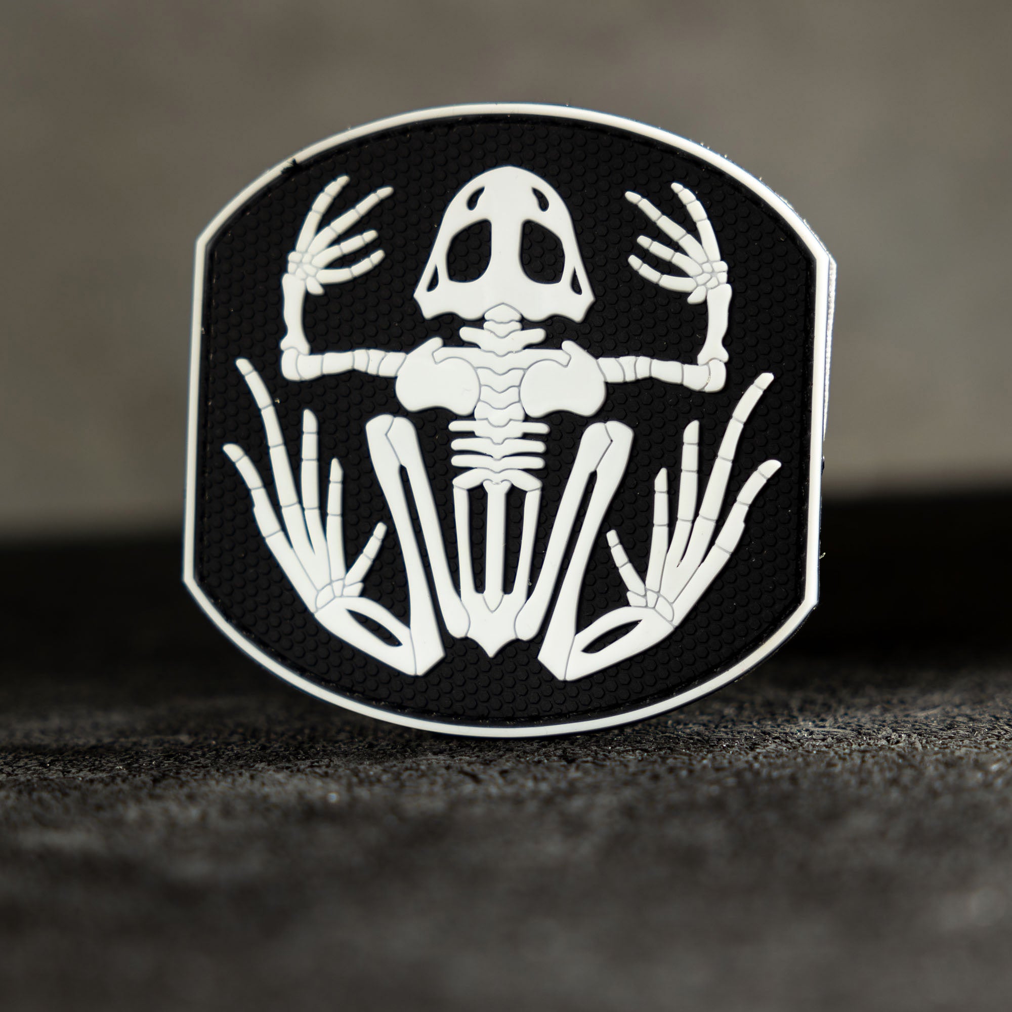 Skeleton Frog Velcro Patch | EVATAC
