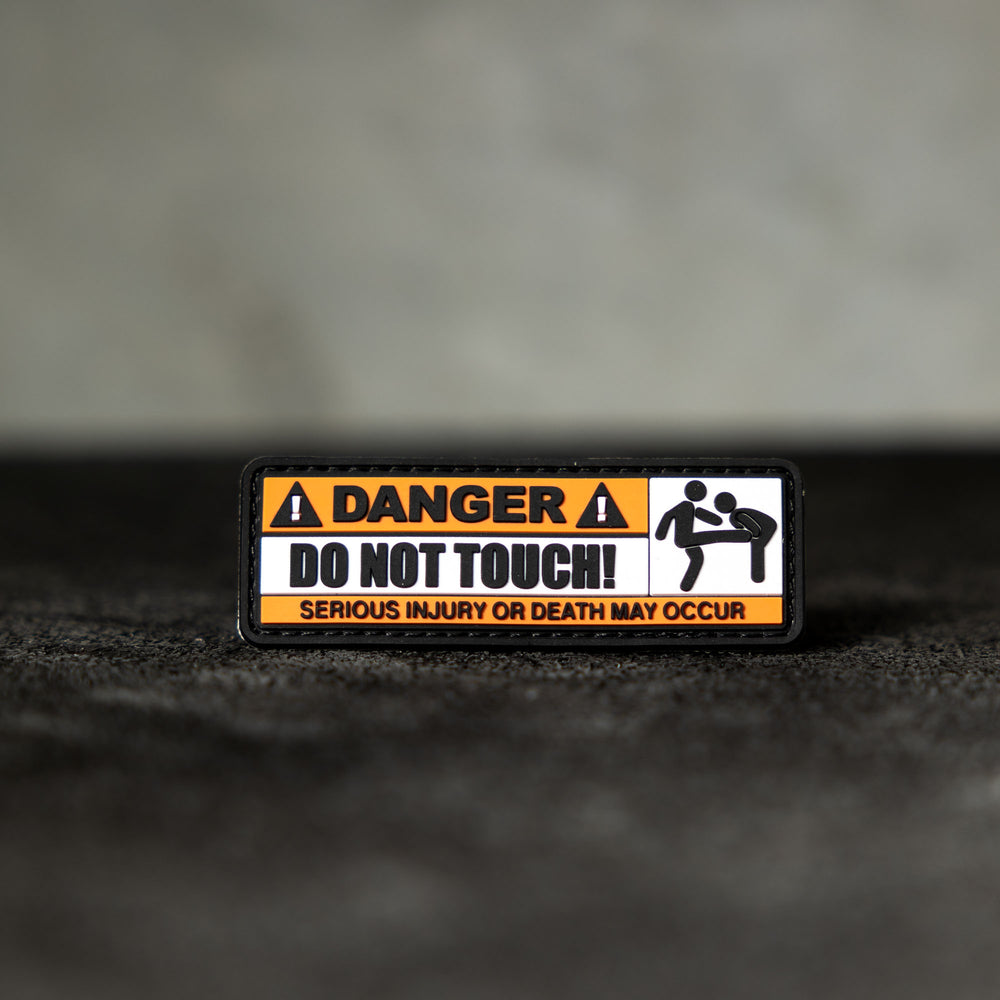 Danger Do Not Touch Velcro Patch