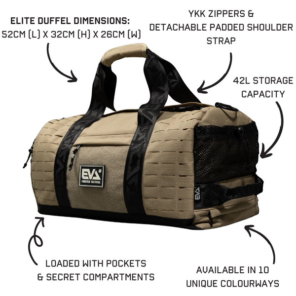 EVA Athletic Elite Duffel Bag [bone]